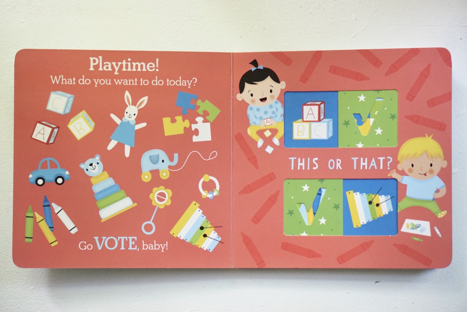Go Vote, Baby! by Nancy R. Lambert • U Ready, Teddy?